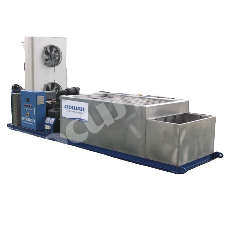 ICE BLOCK Shape 2024 FOCUSUN 1T Brine System Block Ice Machine 1800* ...