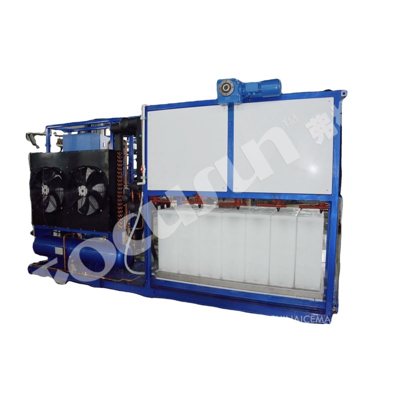 Brine System Big Cube Ice Block Ice Machine Africa 2T at with Automatic ...