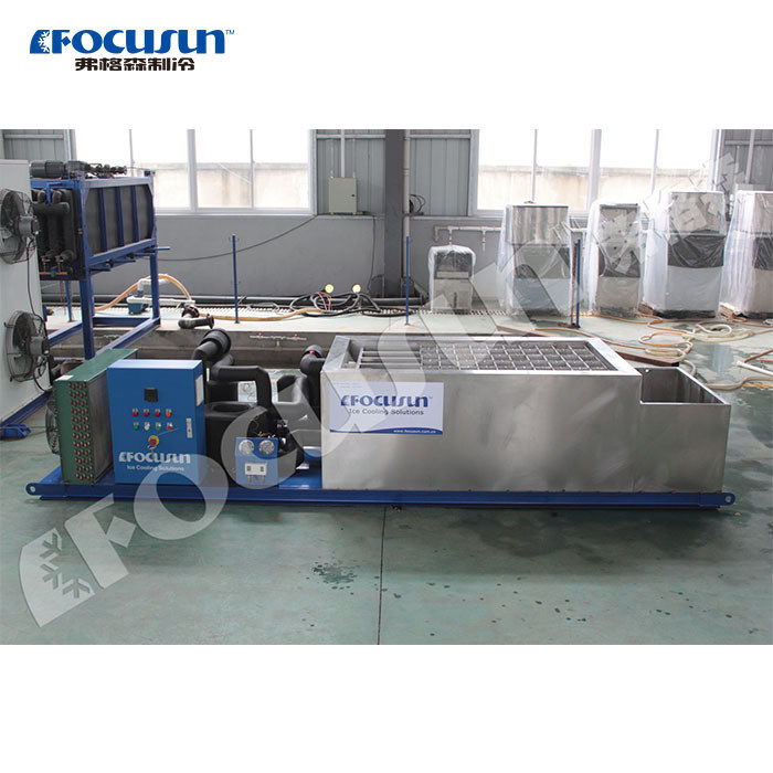 Brine System Block Ice Machine 1 Ton/Day With Ice Crusher And Water ...