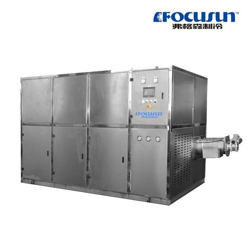 10T Cube Ice Machine with Bitzer Compressor Industrial & Commercial Big ...