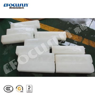Industrial Brine Tank Small Block Ice Machine 1 Ton For Fish Cooling